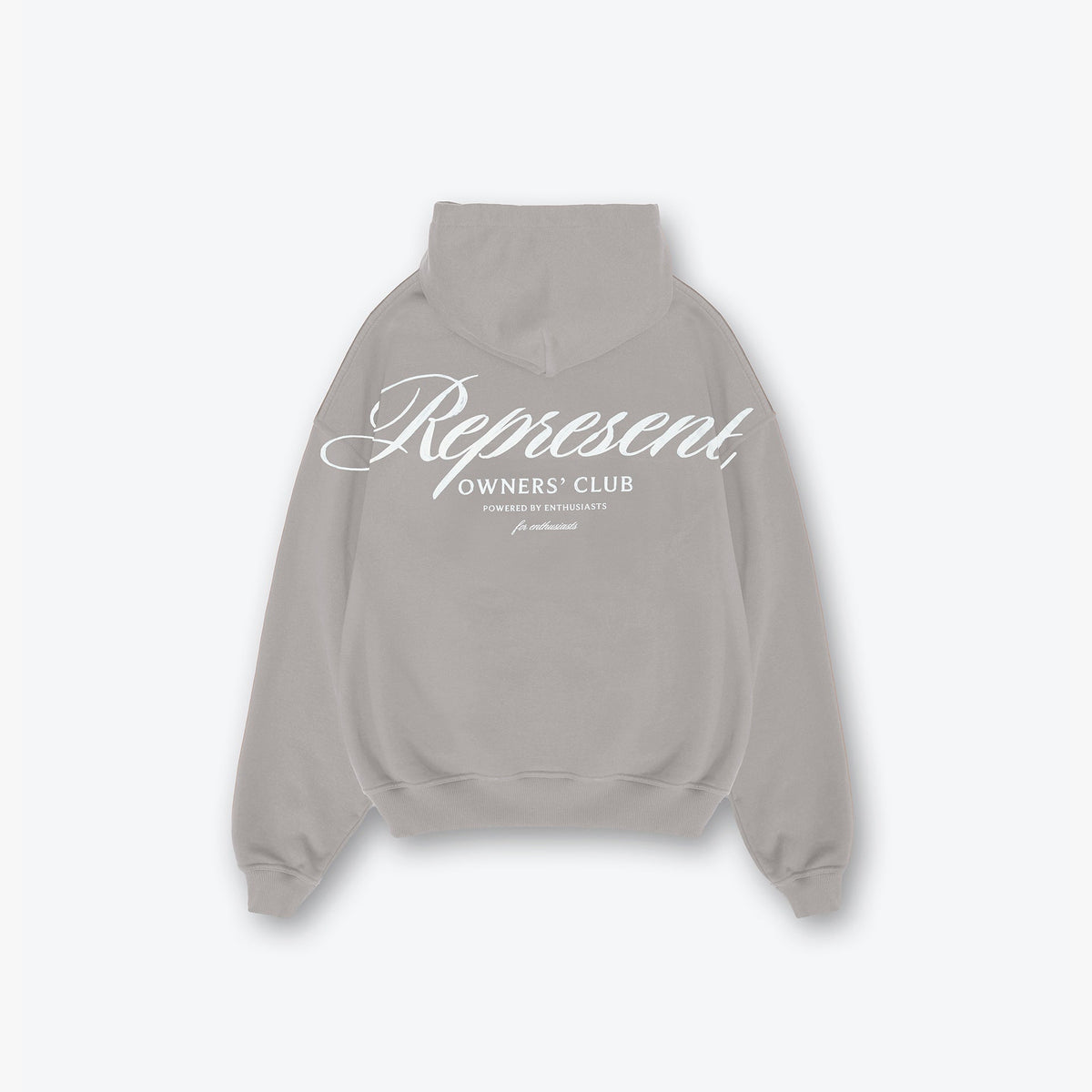 Represent Owners Club Script Hoodie | Slate | REPRESENT