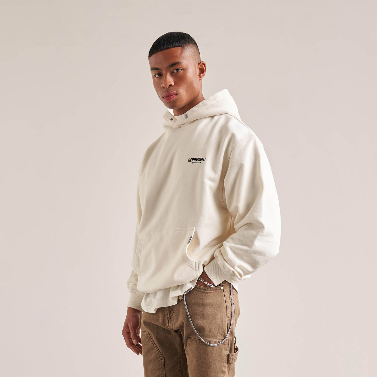 Represent Owners Club Hoodie | Flat White Hoodies | REPRESENT