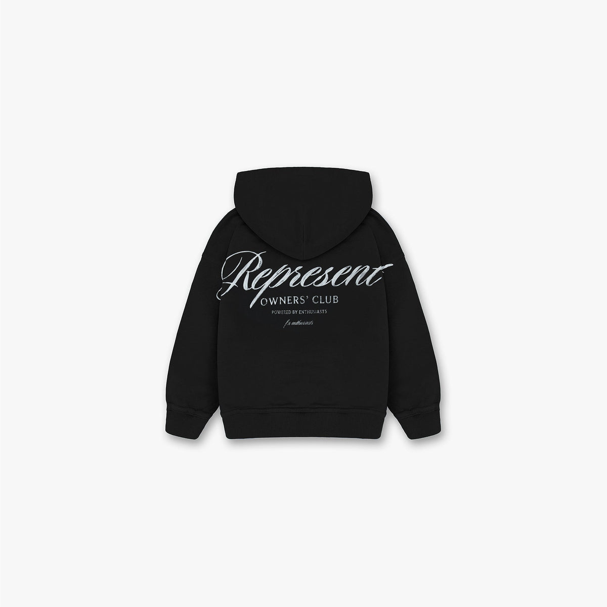 Represent Mini Owners Club Script Hoodie | Jet Black | REPRESENT