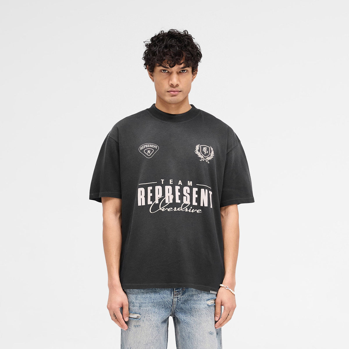World Championship T-Shirt - Stained Black | REPRESENT