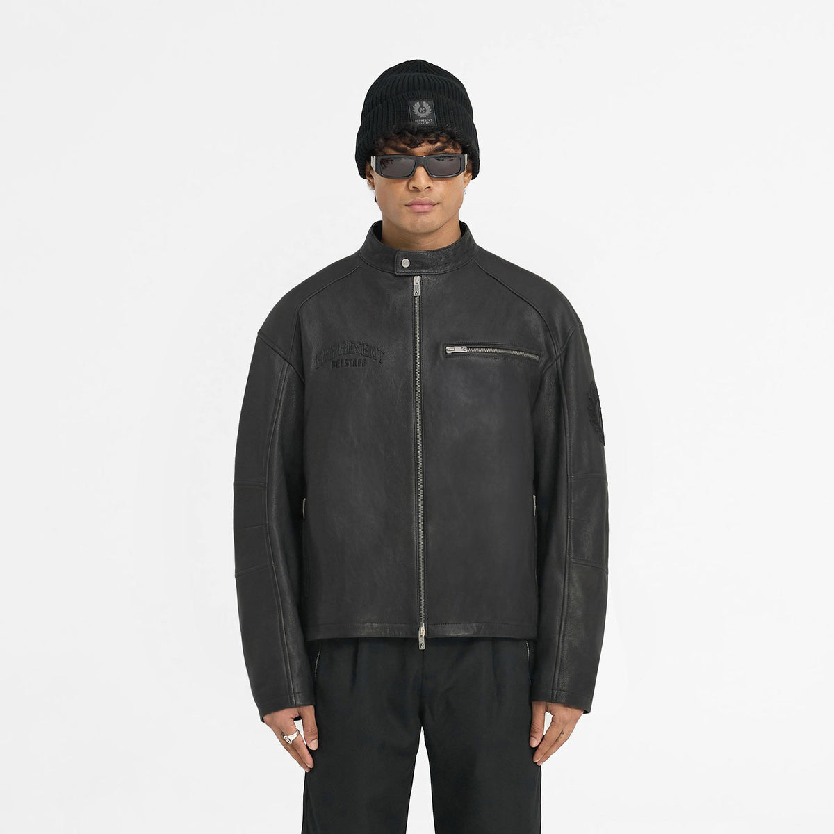 Represent X Belstaff Race Jacket | Black | REPRESENT
