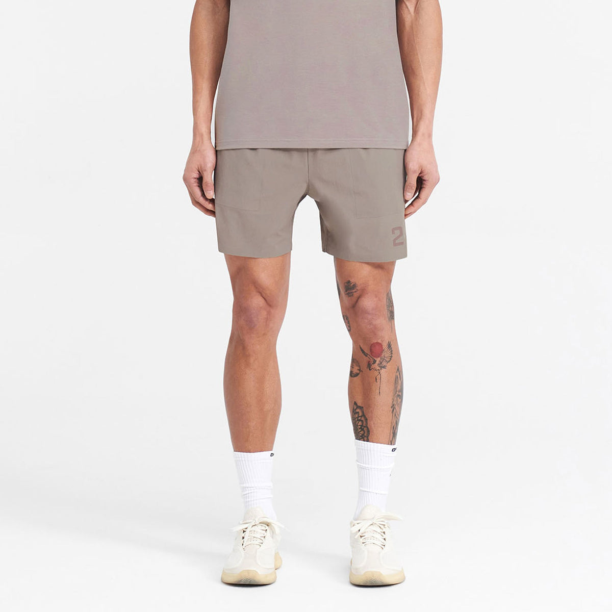Brown Gym Shorts | 247 | REPRESENT