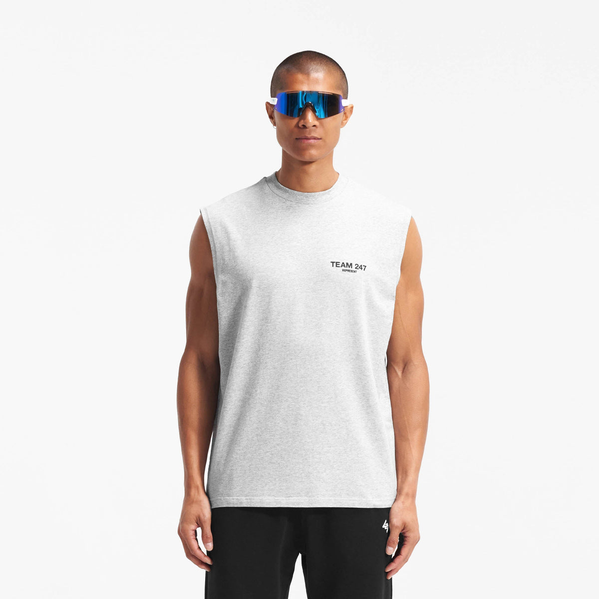Team 247 Oversized Tank - Ash Grey | REPRESENT