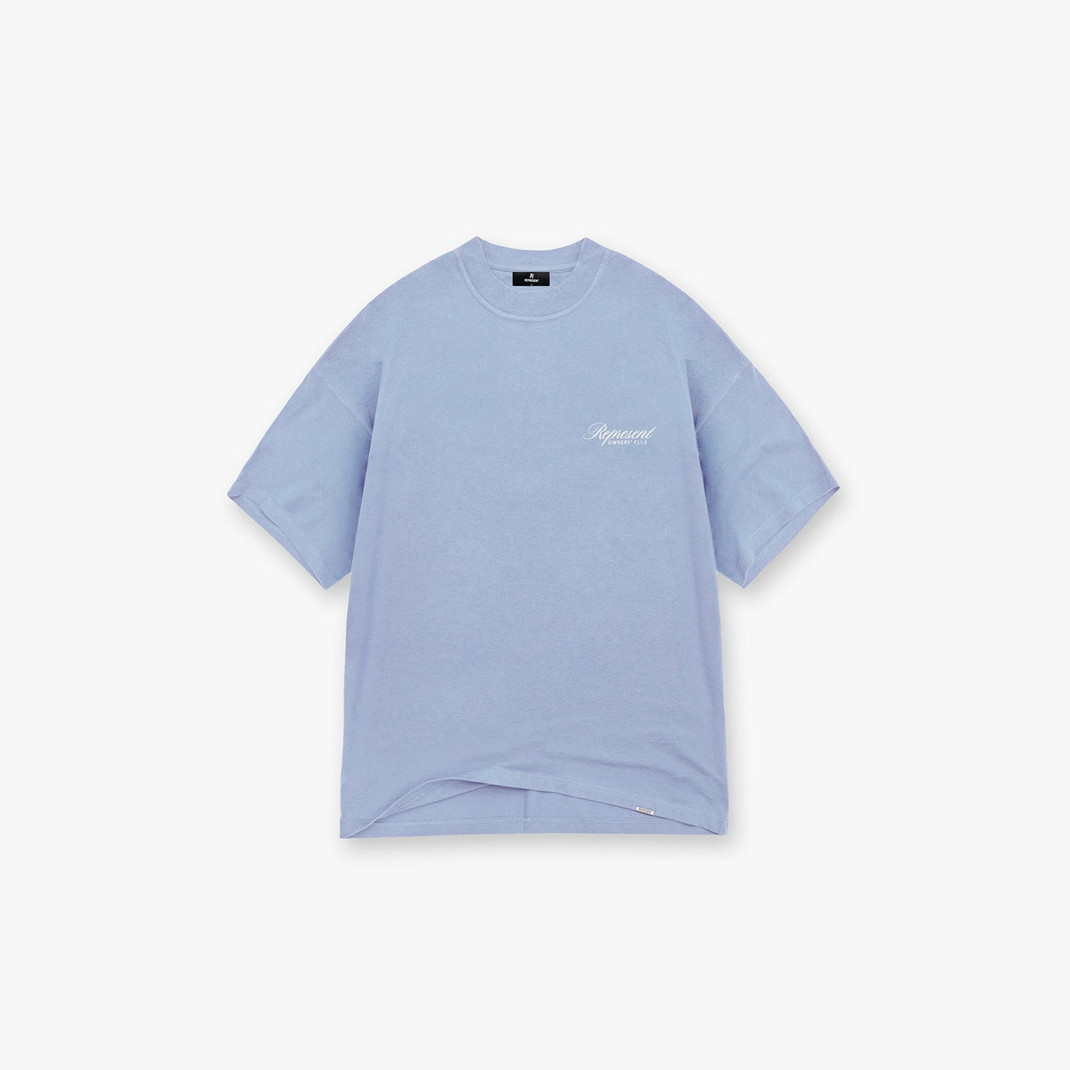 Represent Owners Club Script T-Shirt | Dusty Blue | REPRESENT
